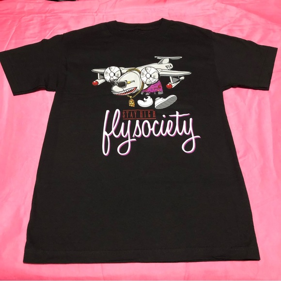 Fly Society | Shirts | Vintage Rare Stay High Fly Society Graphic ...